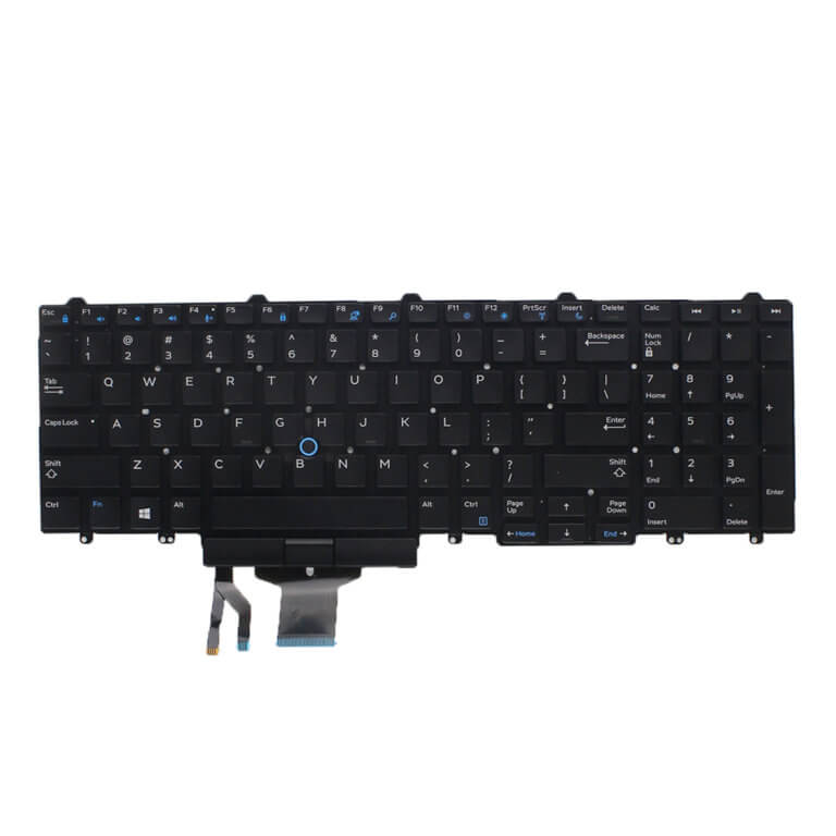 2 pcs a pack Backlit Keyboard For DELL Latitude 5550 5580 5590 5591 ...